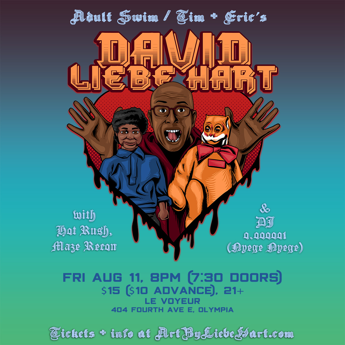 Live Appearances | David Liebe Hart Official Web Site